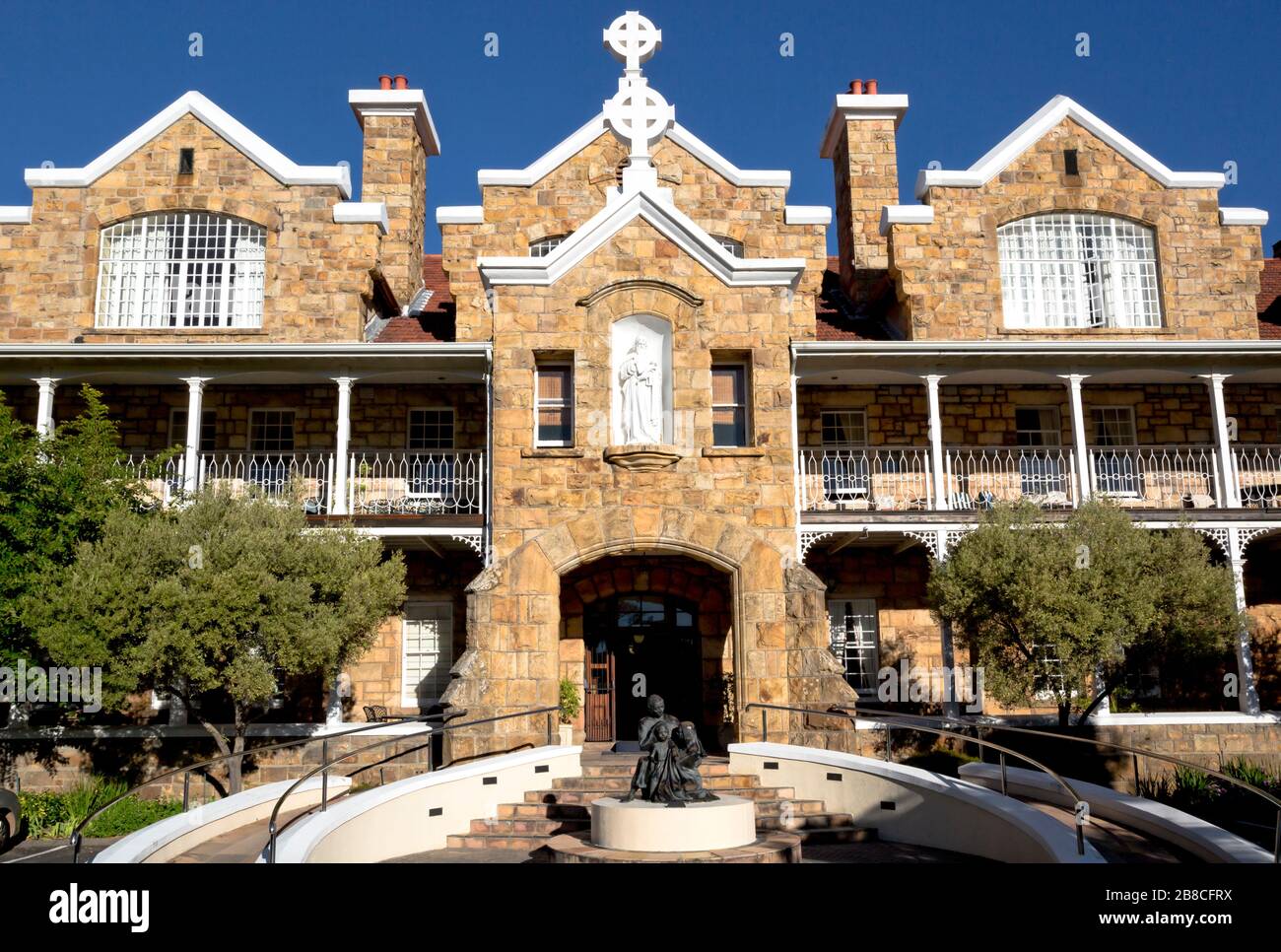 The facade of Nazareth House, run by the Sisters of Nazareth. Built ...