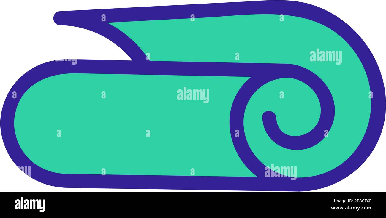 plastic coil icon vector outline illustration Stock Vector Image & Art ...