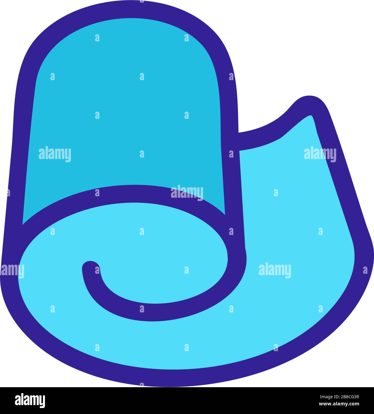 material roll icon vector outline illustration Stock Vector Image & Art ...