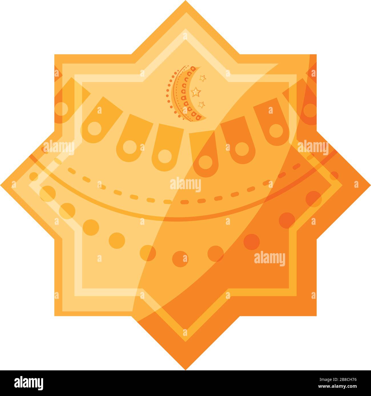 star ramadan on white background vector illustration design Stock ...
