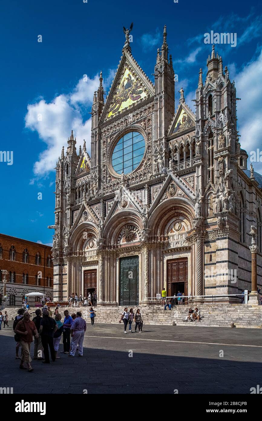 Italy Tuscany Siena - cathedral of Santa Maria Assunta Stock Photo - Alamy