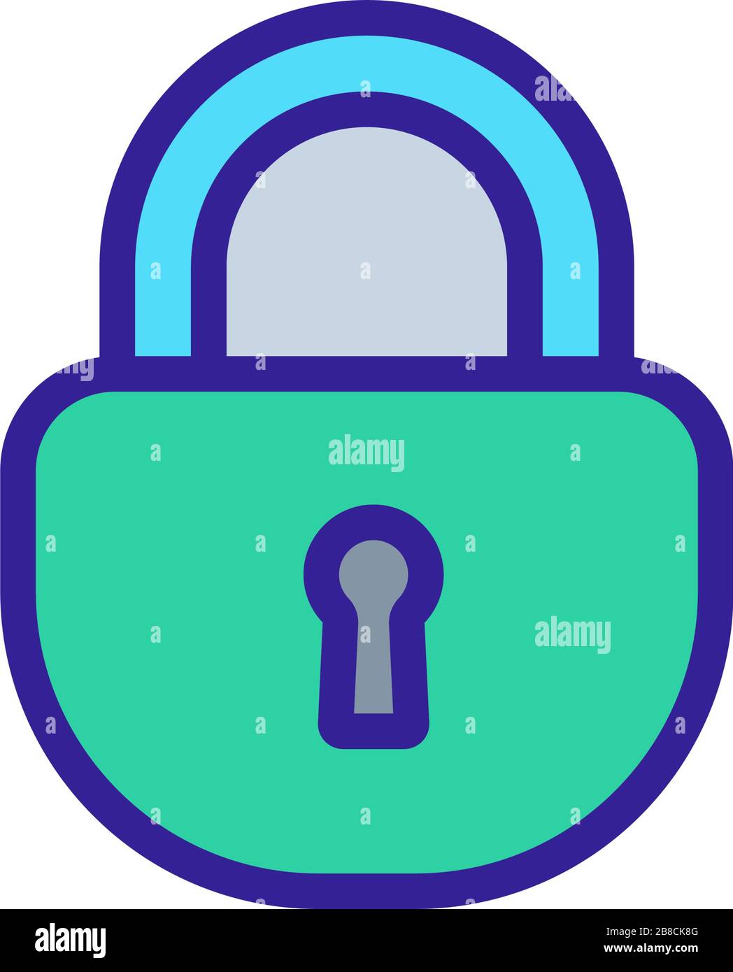 cipher icon vector outline illustration Stock Vector Image & Art - Alamy