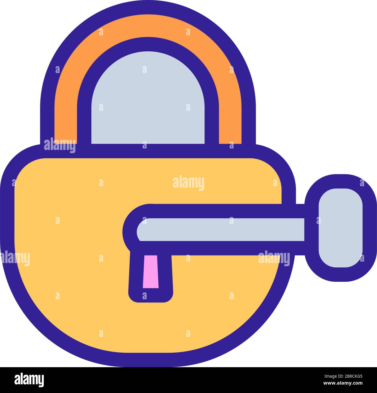 cipher icon vector outline illustration Stock Vector Image & Art - Alamy