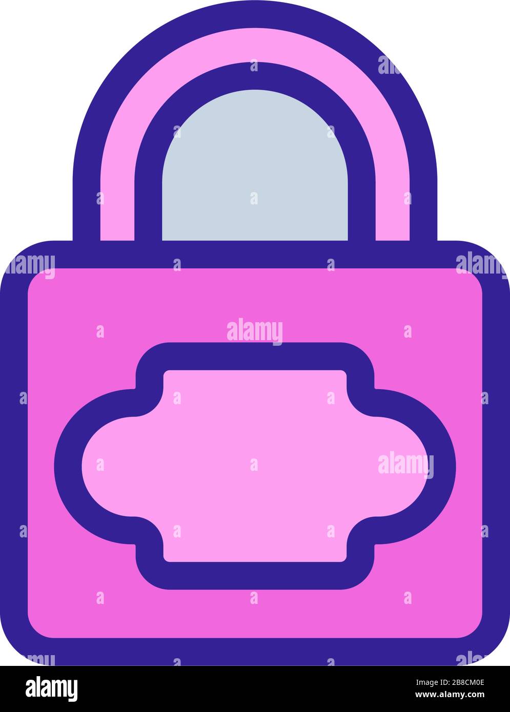 password lock icon vector outline illustration Stock Vector Image & Art ...