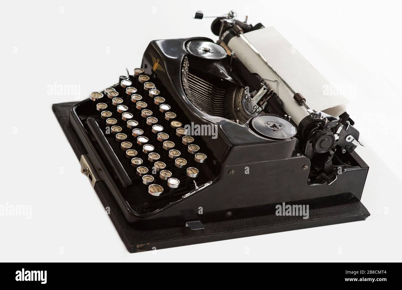 closeup of classic black typewriter, writing concept Stock Photo - Alamy