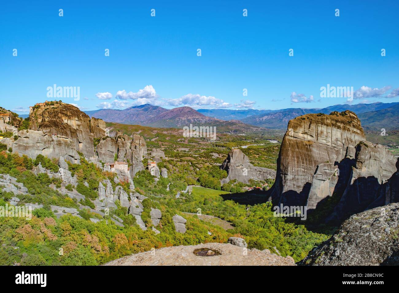 Corfu Island in Ionian sea. Greece. View of beautiful landscape of ...