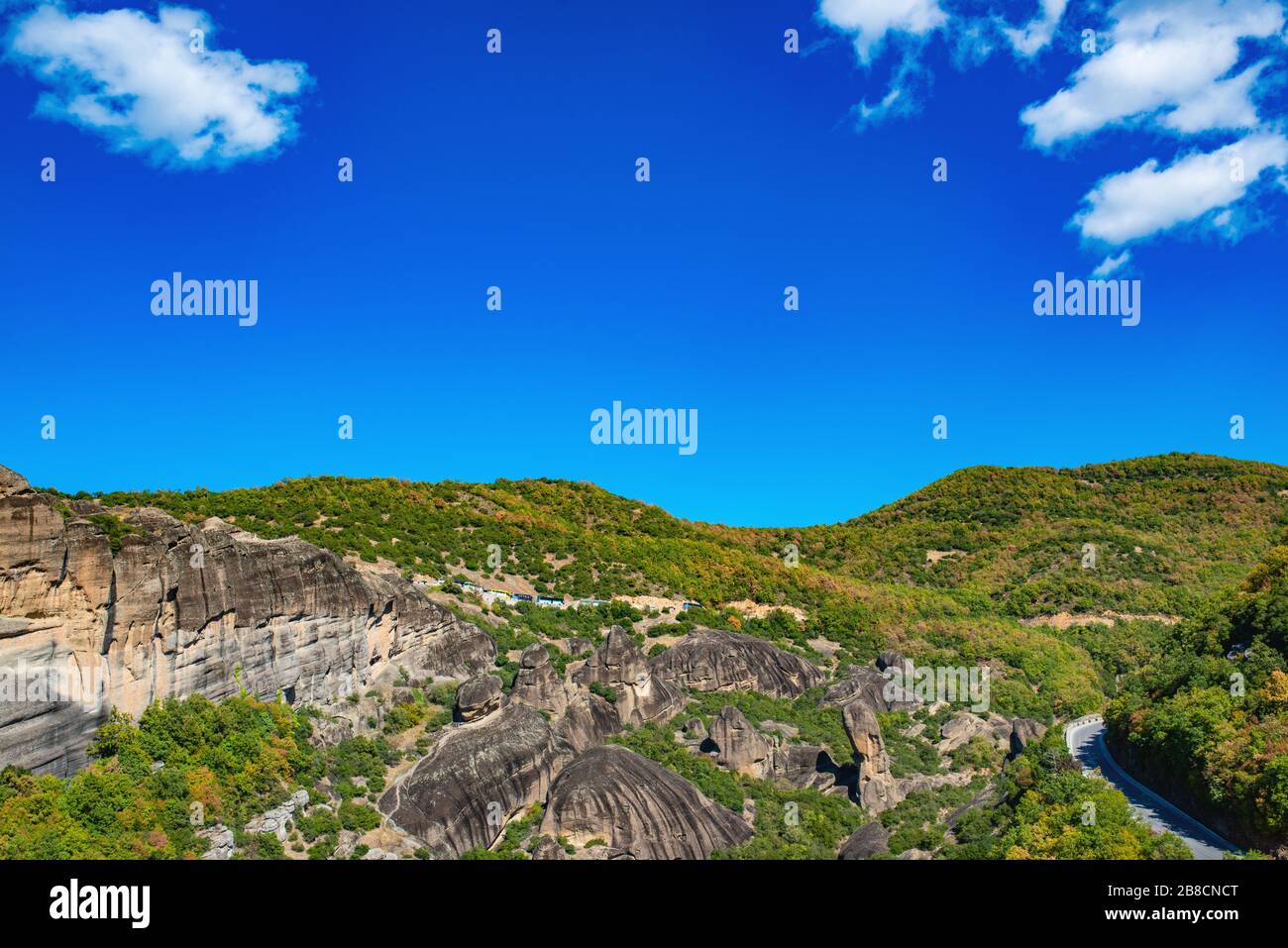 Corfu Island in Ionian sea. Greece. View of beautiful landscape of ...