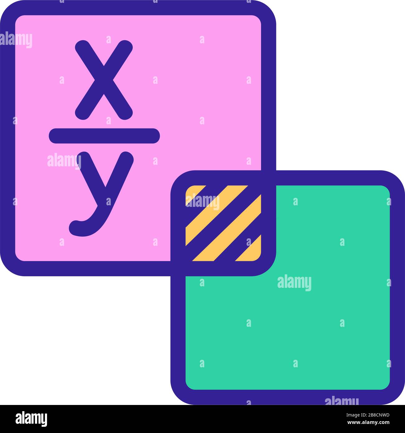 math formula icon vector outline illustration Stock Vector Image & Art ...