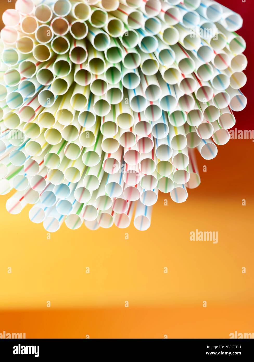 Abstract patterns and shapes featuring drinking straws Stock Photo - Alamy