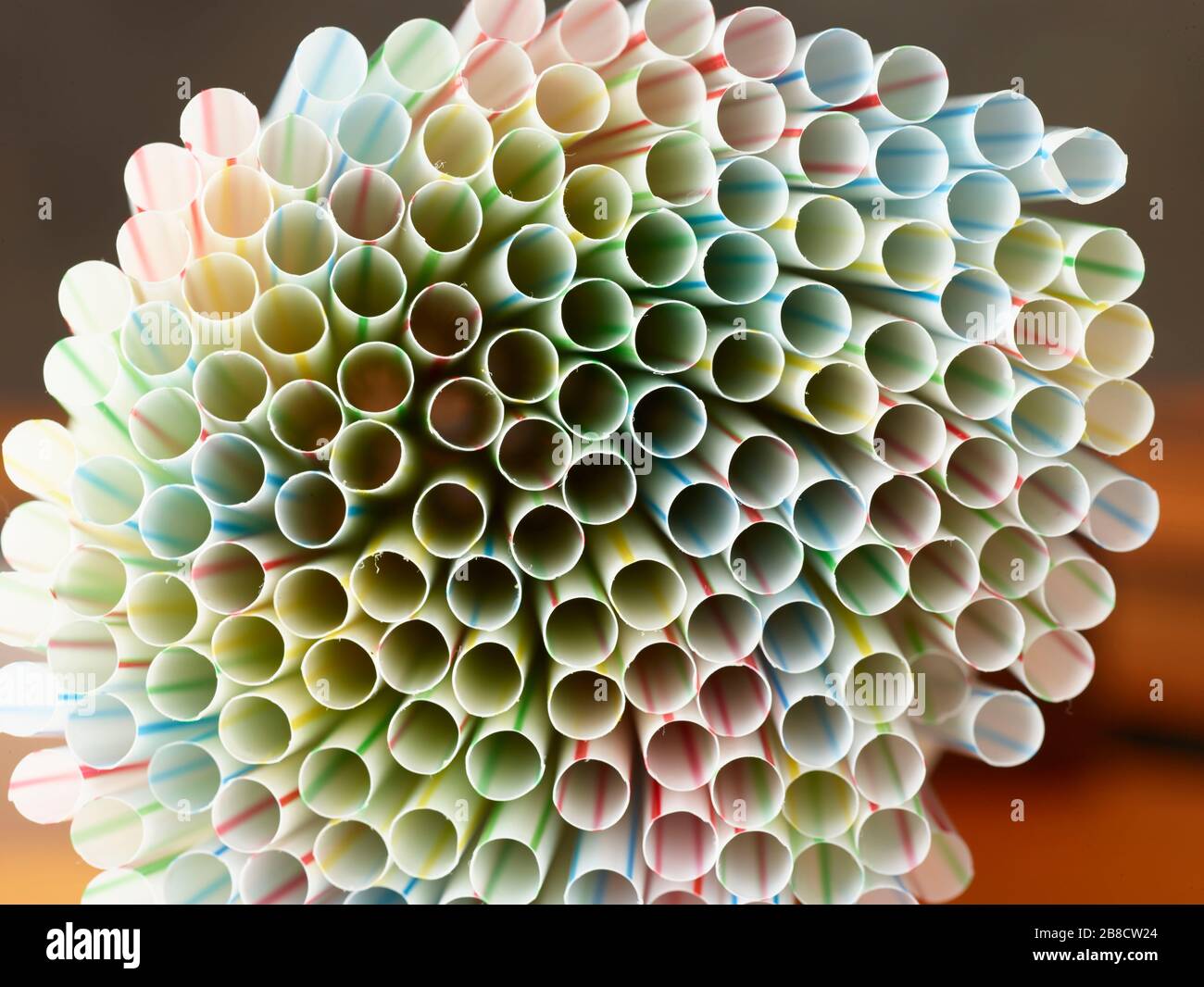 Abstract patterns and shapes featuring drinking straws Stock Photo - Alamy