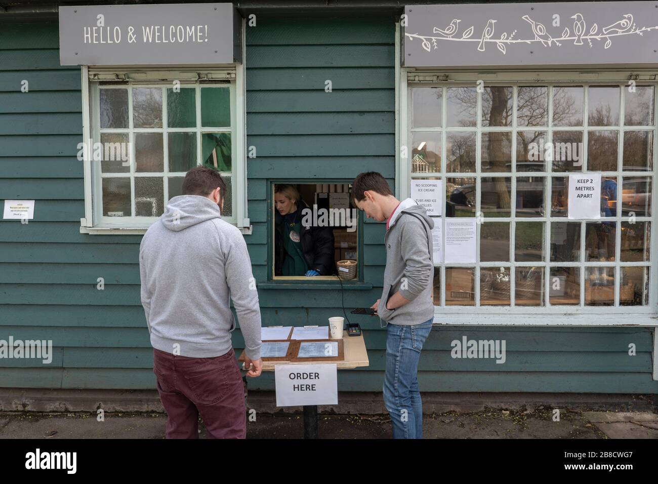 Streatham, South London, England, UK. 21st Mar, 2020. The Rookery Cafe ...