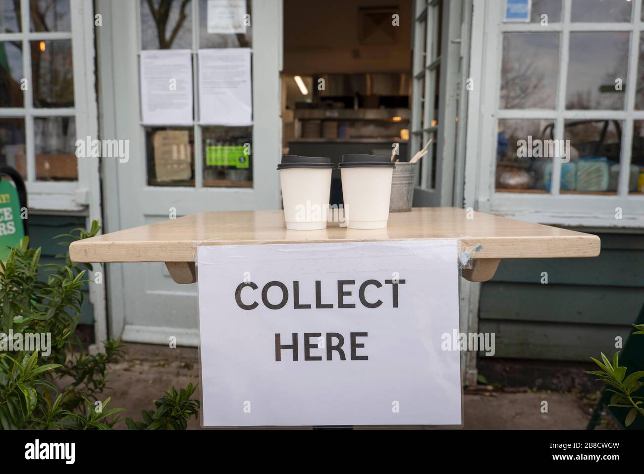 Streatham, South London, England, UK. 21st Mar, 2020. The Rookery Cafe ...