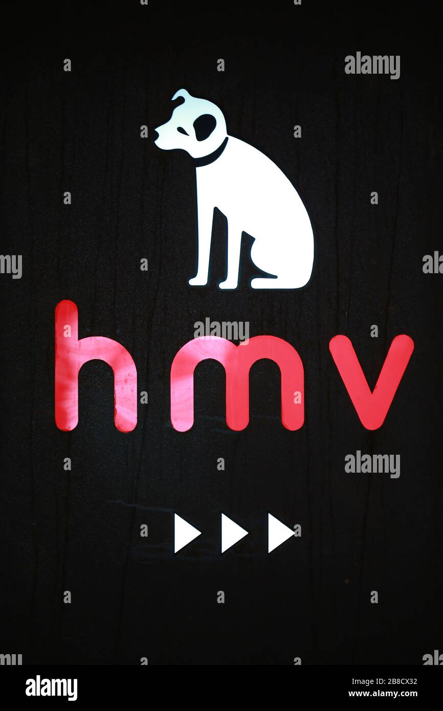 Hmv dog logo hi-res stock photography and images - Alamy