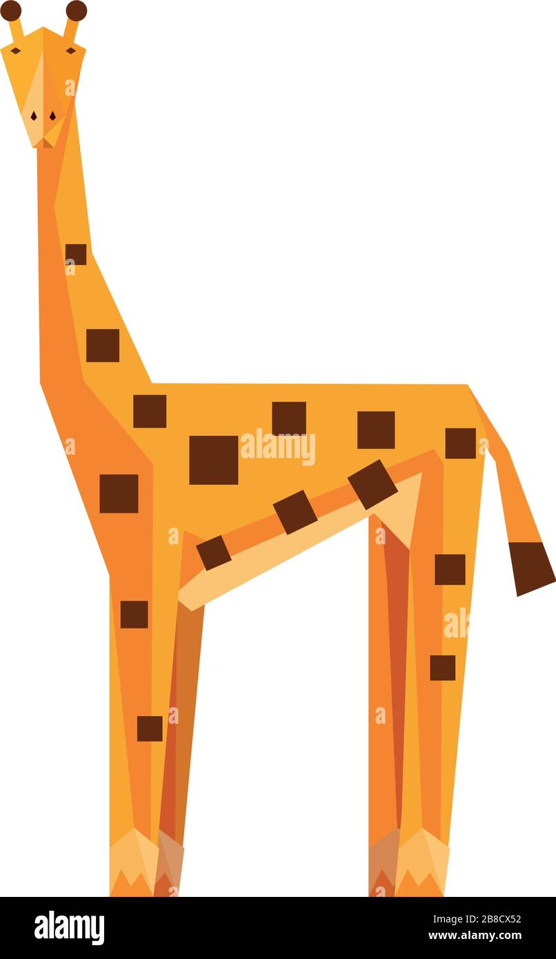 Giraffe head cut Stock Vector Images - Alamy