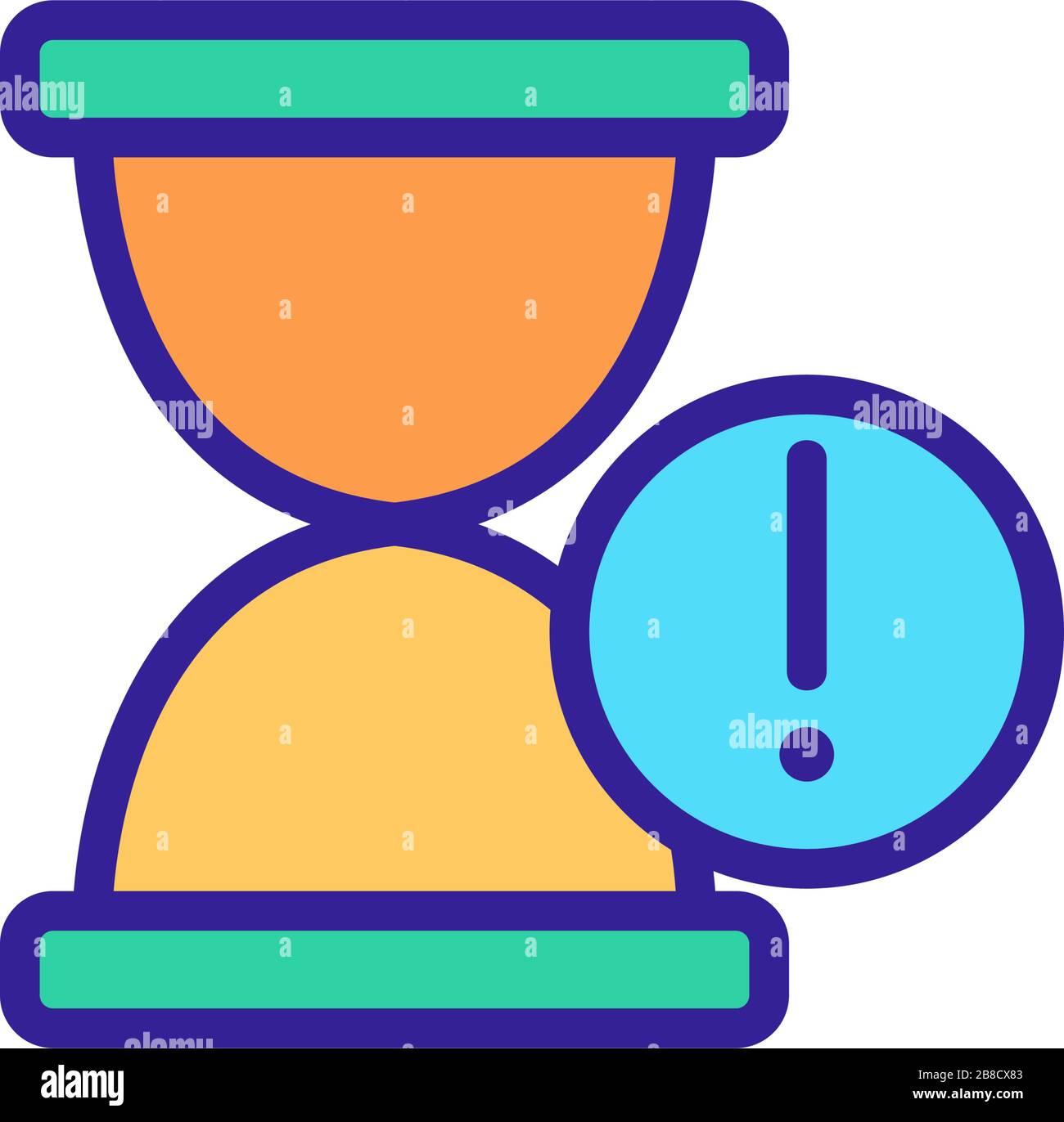 grid deadline icon vector outline illustration Stock Vector Image & Art ...