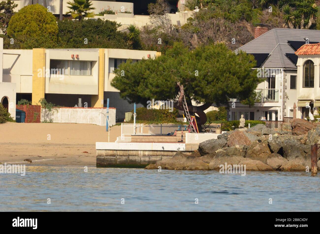 Balboa Harbor Huntington Beach Stock Photo - Alamy