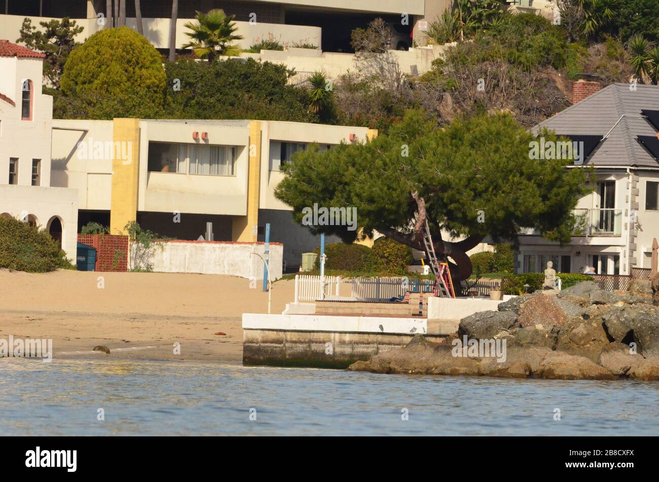 Balboa Harbor Huntington Beach Stock Photo - Alamy