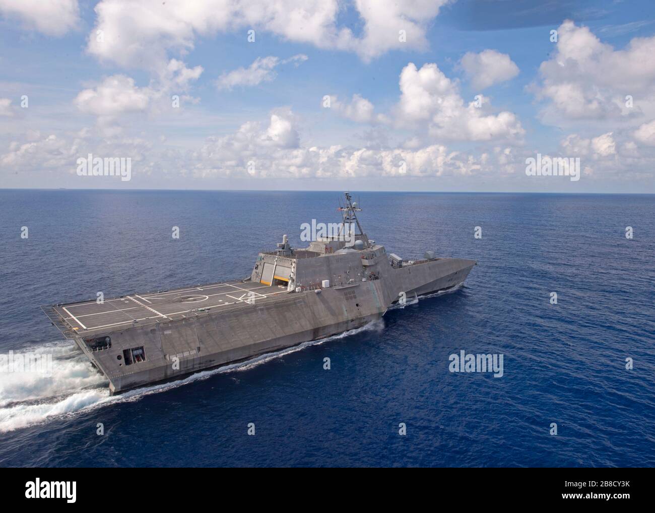 The U.S. Navy Independence-variant littoral combat ship USS Gabrielle ...