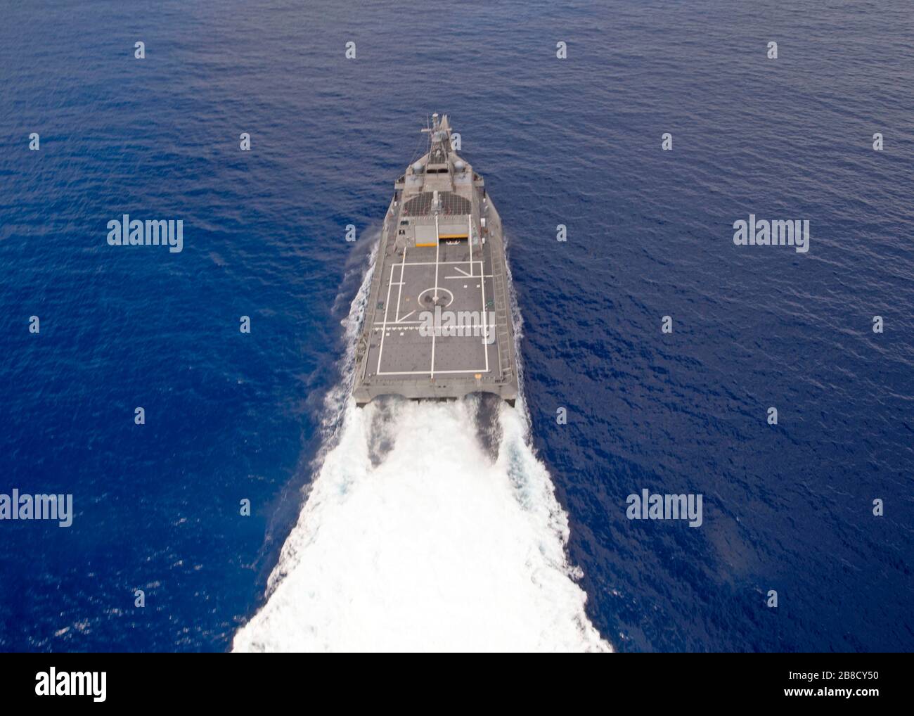 The U.S. Navy Independence-variant littoral combat ship USS Gabrielle ...