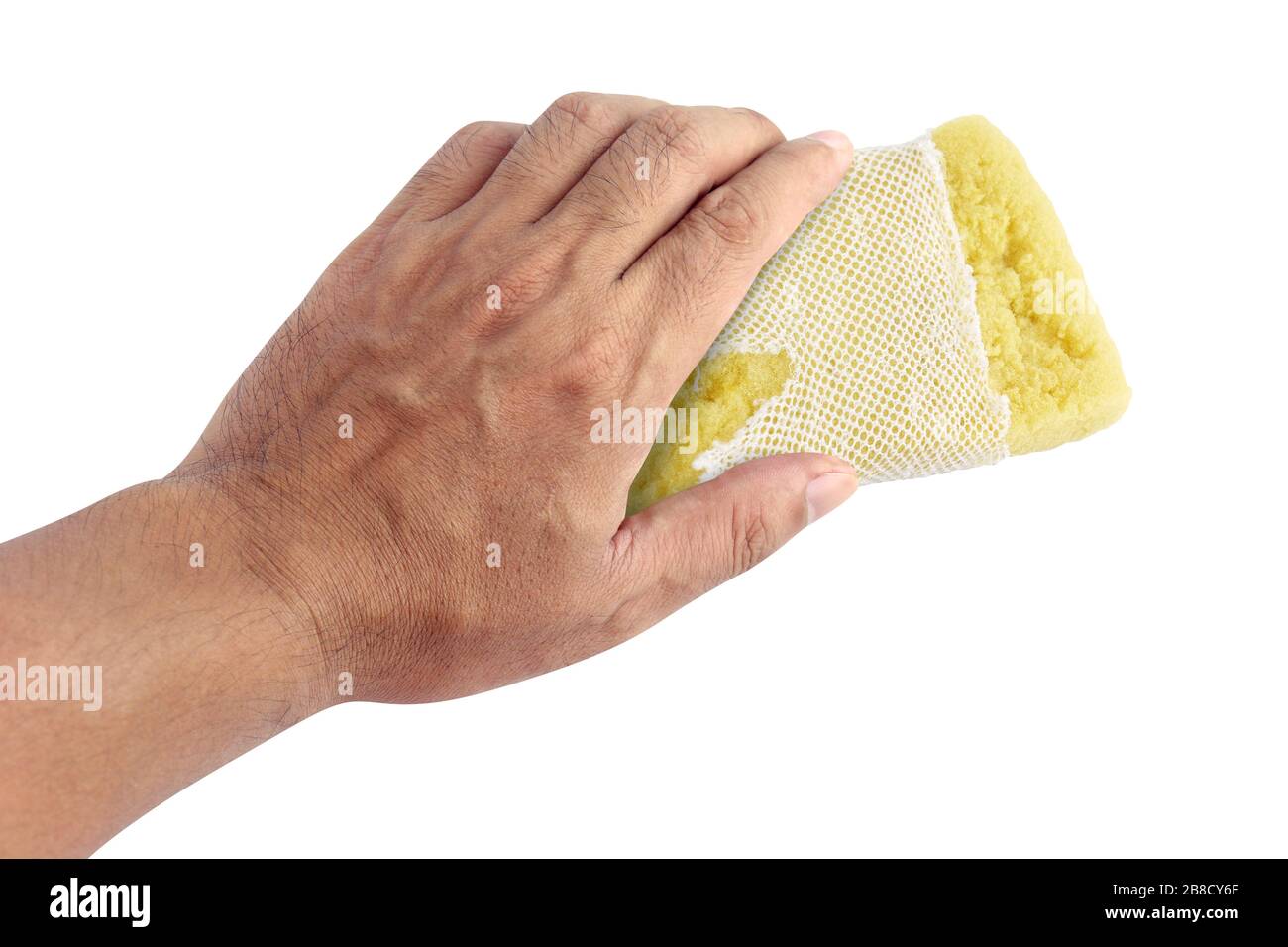 hand and old sponge wash, dish washing sponge, absorbent yellow sponges ...