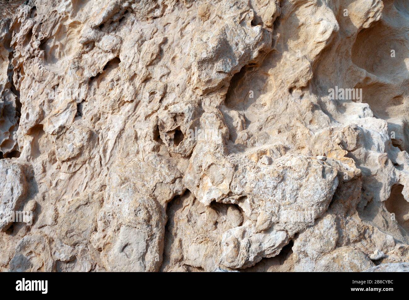 Surface sandy rock. Rocky shore of the Caspian Sea Stock Photo - Alamy
