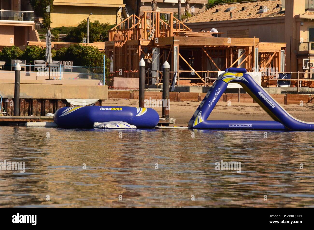 Balboa Harbor Huntington Beach Stock Photo - Alamy