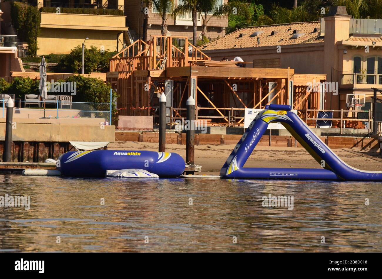 Balboa Harbor Huntington Beach Stock Photo - Alamy