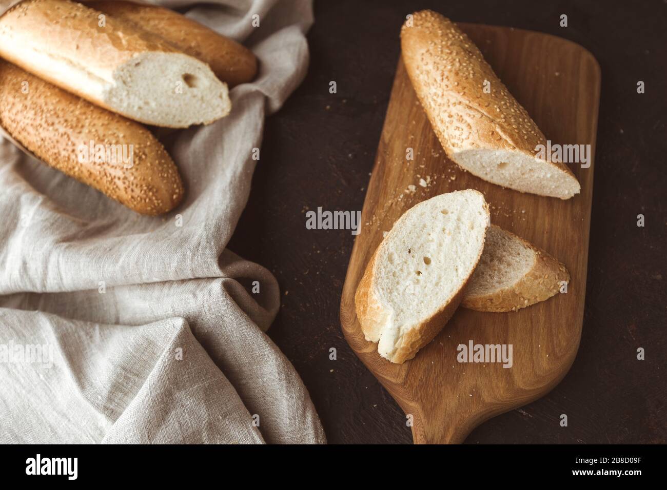 French baguette bread hi-res stock photography and images - Alamy
