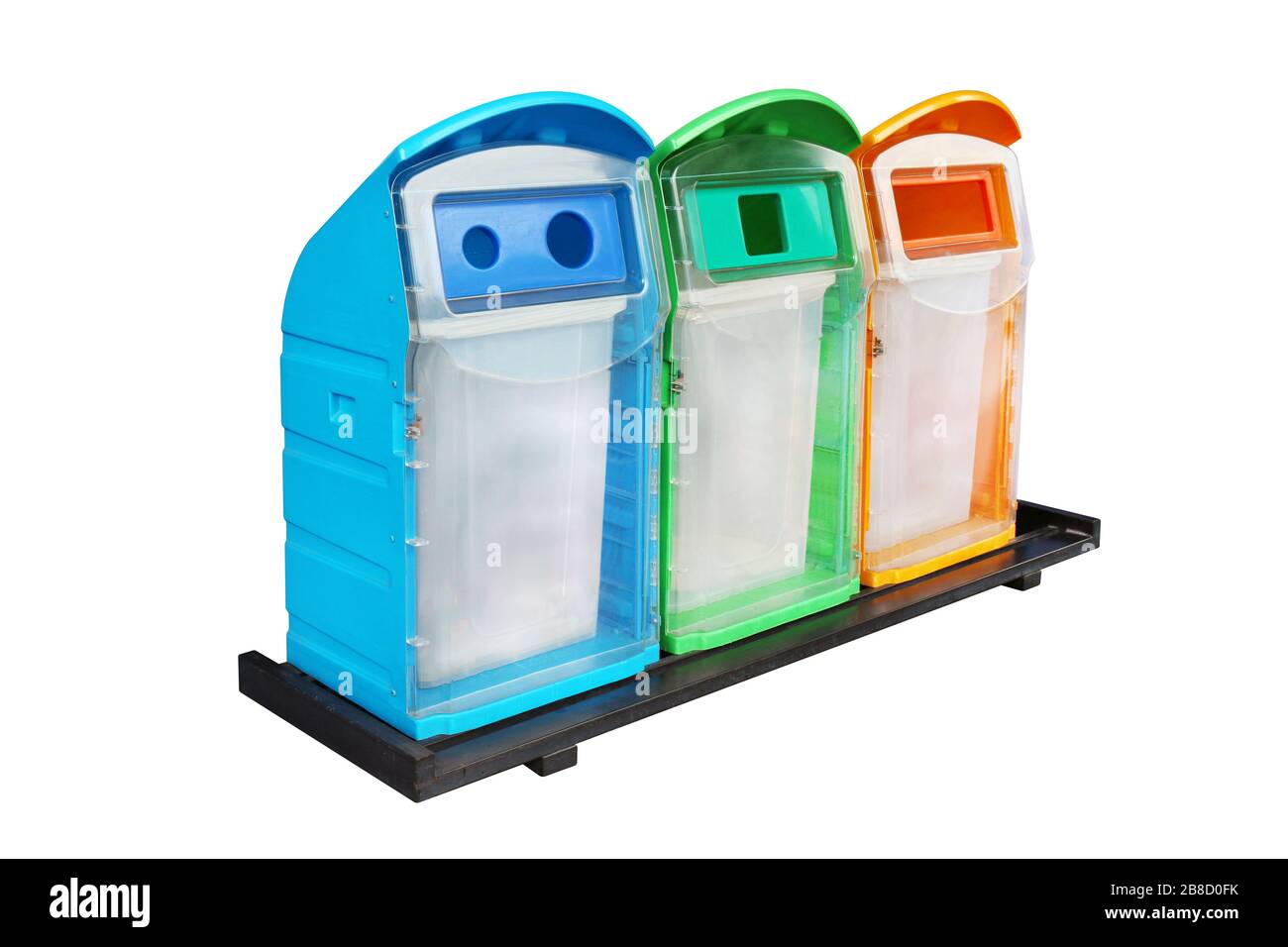 Waste Bin, Three colorful recycle bins plastic waste, Multicolored ... Waste Bin, Three colorful recycle bins plastic waste, Multicolored ...