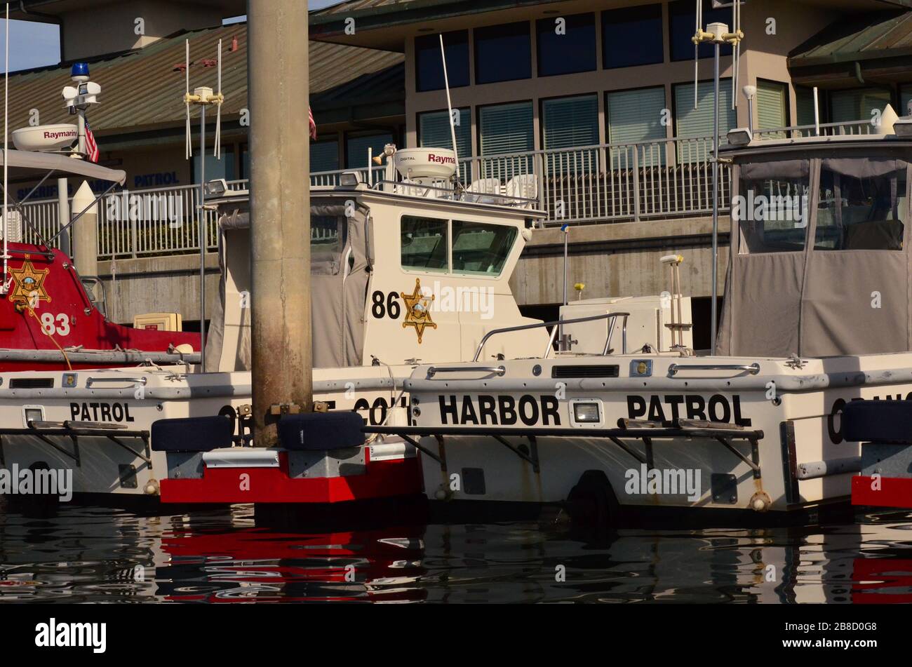Balboa Harbor Huntington Beach Stock Photo - Alamy