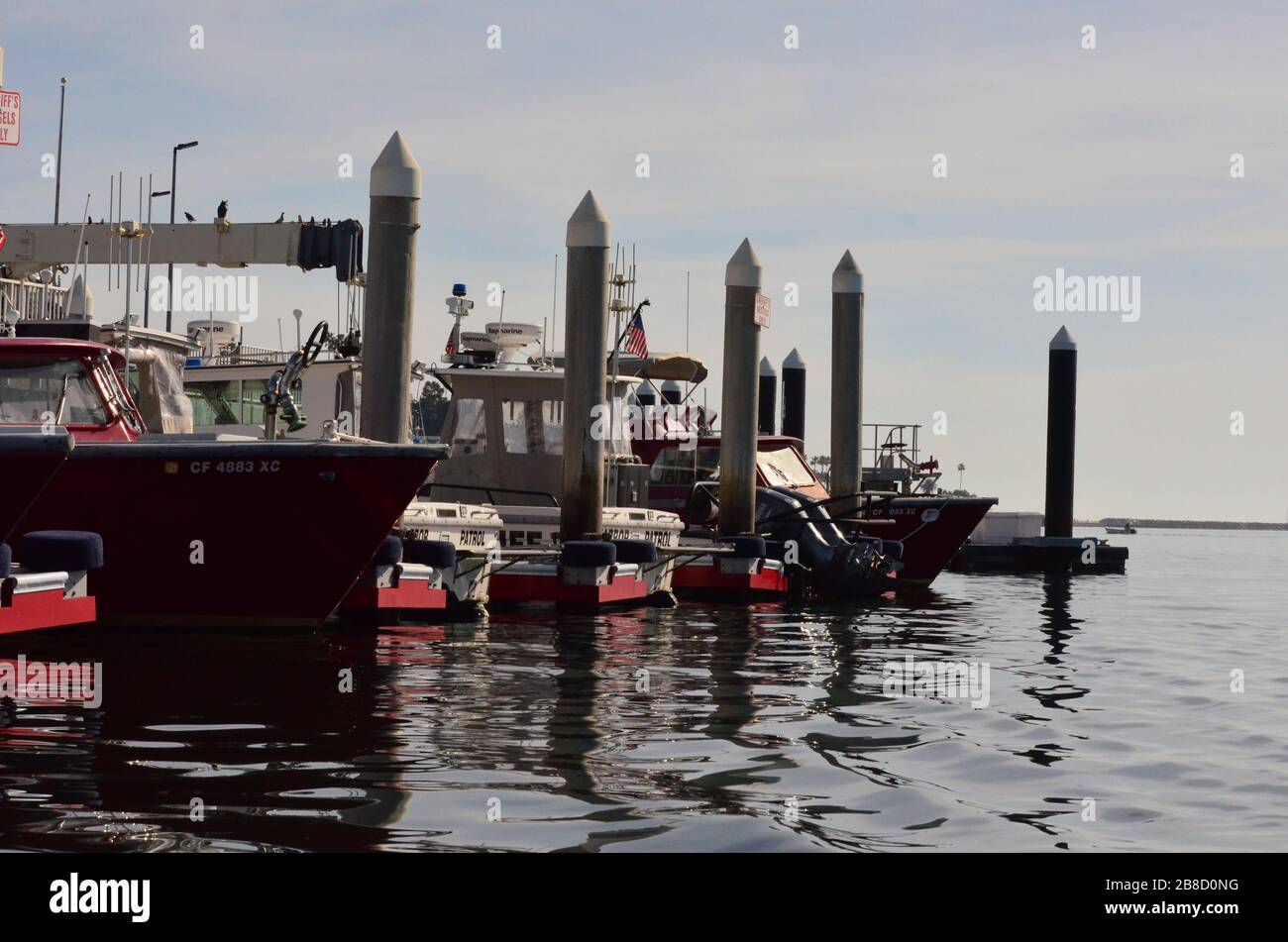 Balboa Harbor Huntington Beach Stock Photo - Alamy