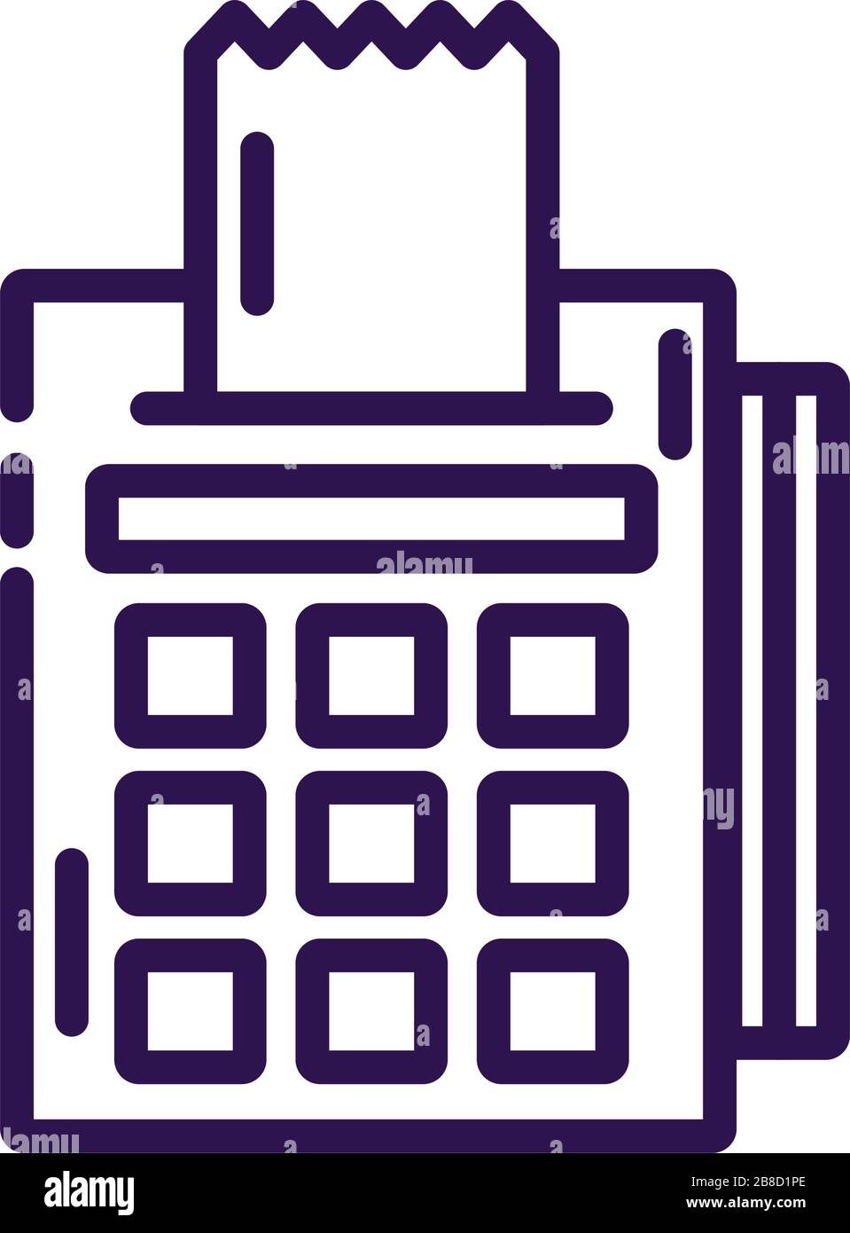 register machine line style icon Stock Vector Image & Art - Alamy