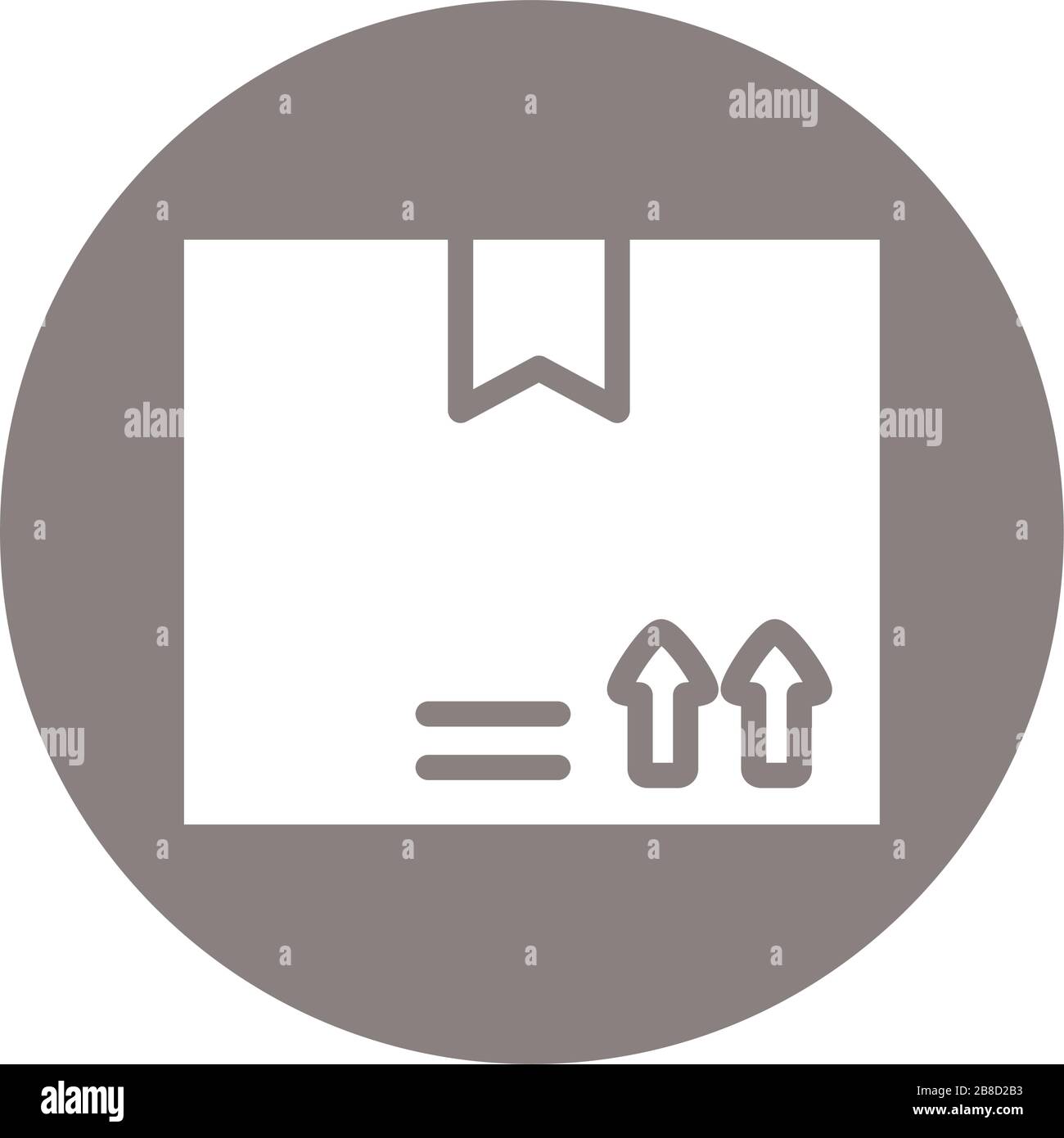 box carton delivery block style icon Stock Vector Image & Art - Alamy