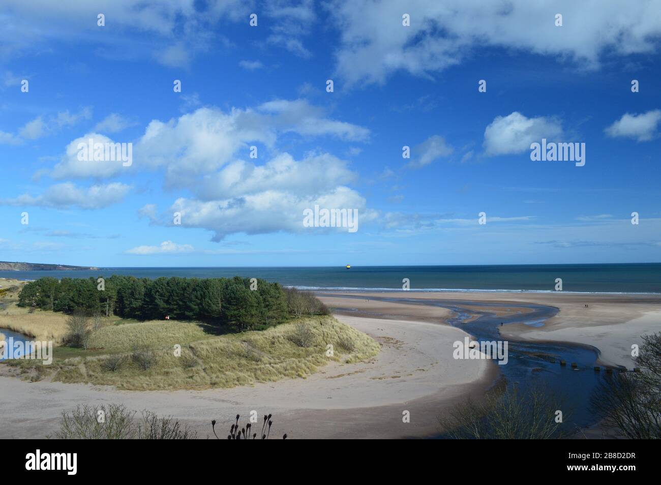 Lunan Bay Beach Stock Photo - Alamy