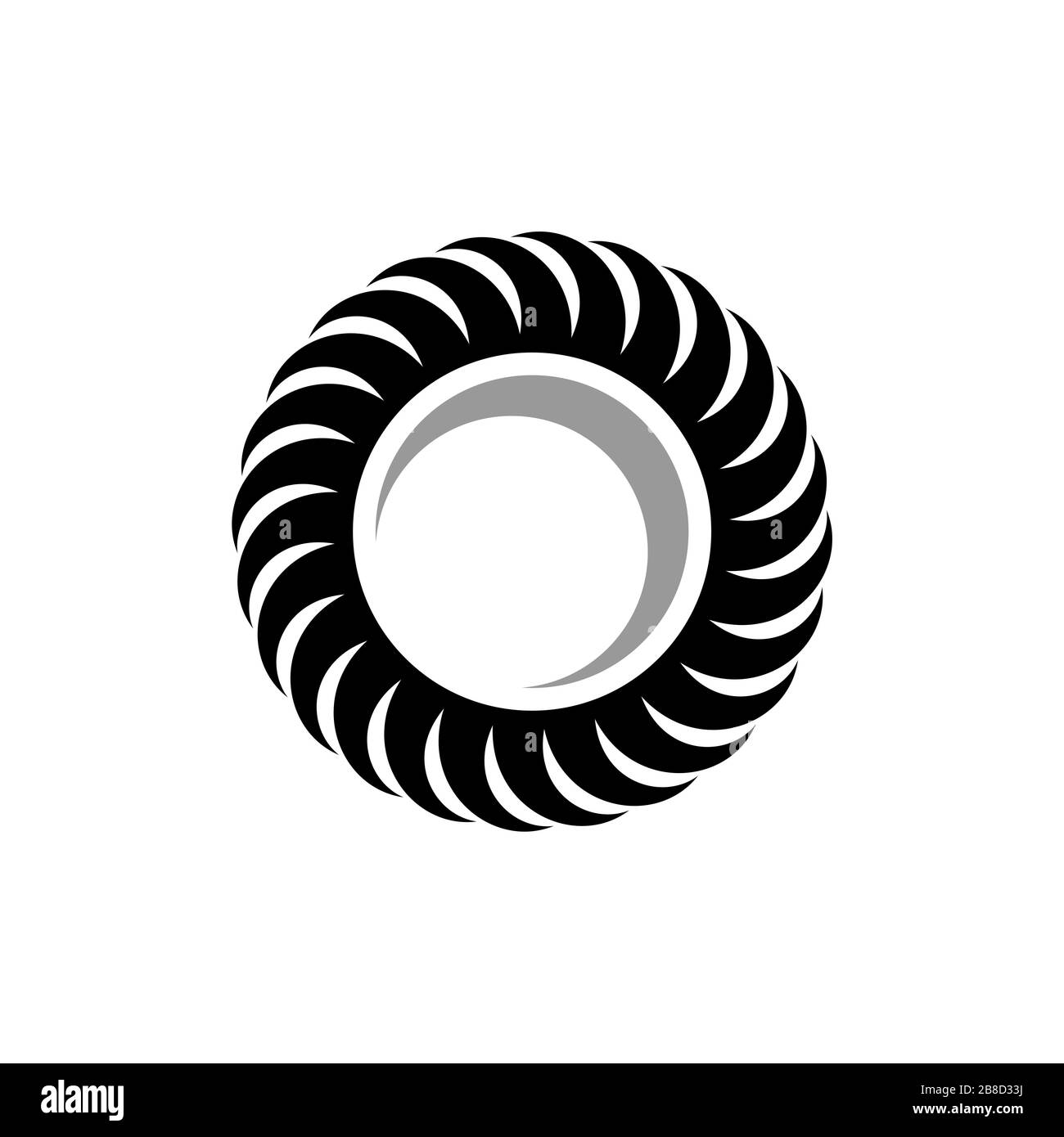black tractor tire Illustration Design. Vector EPS 10 Stock Photo - Alamy