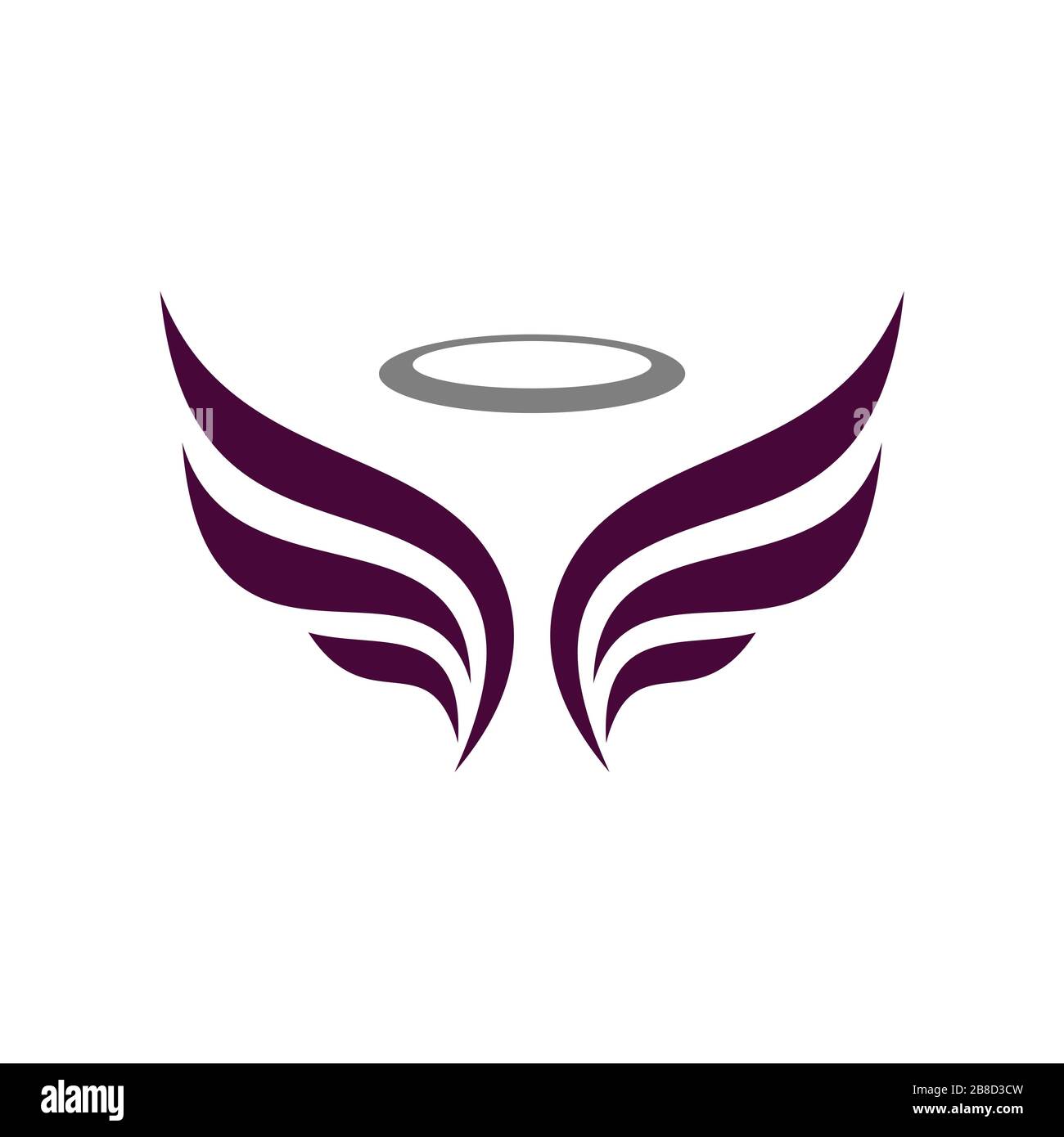 angel wing logo template Illustration Design. Vector EPS 10 Stock Photo ...