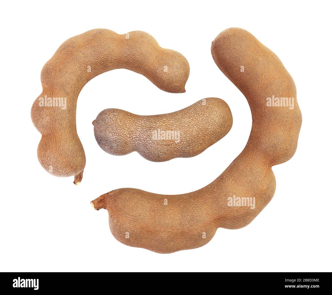 tamarind, sweet tamarind, brown tamarind, tamarind heap isolated on ...