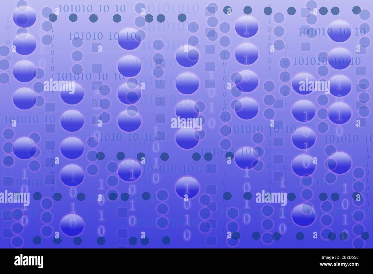 Digital background illustration with numbers and shapes Stock Photo - Alamy