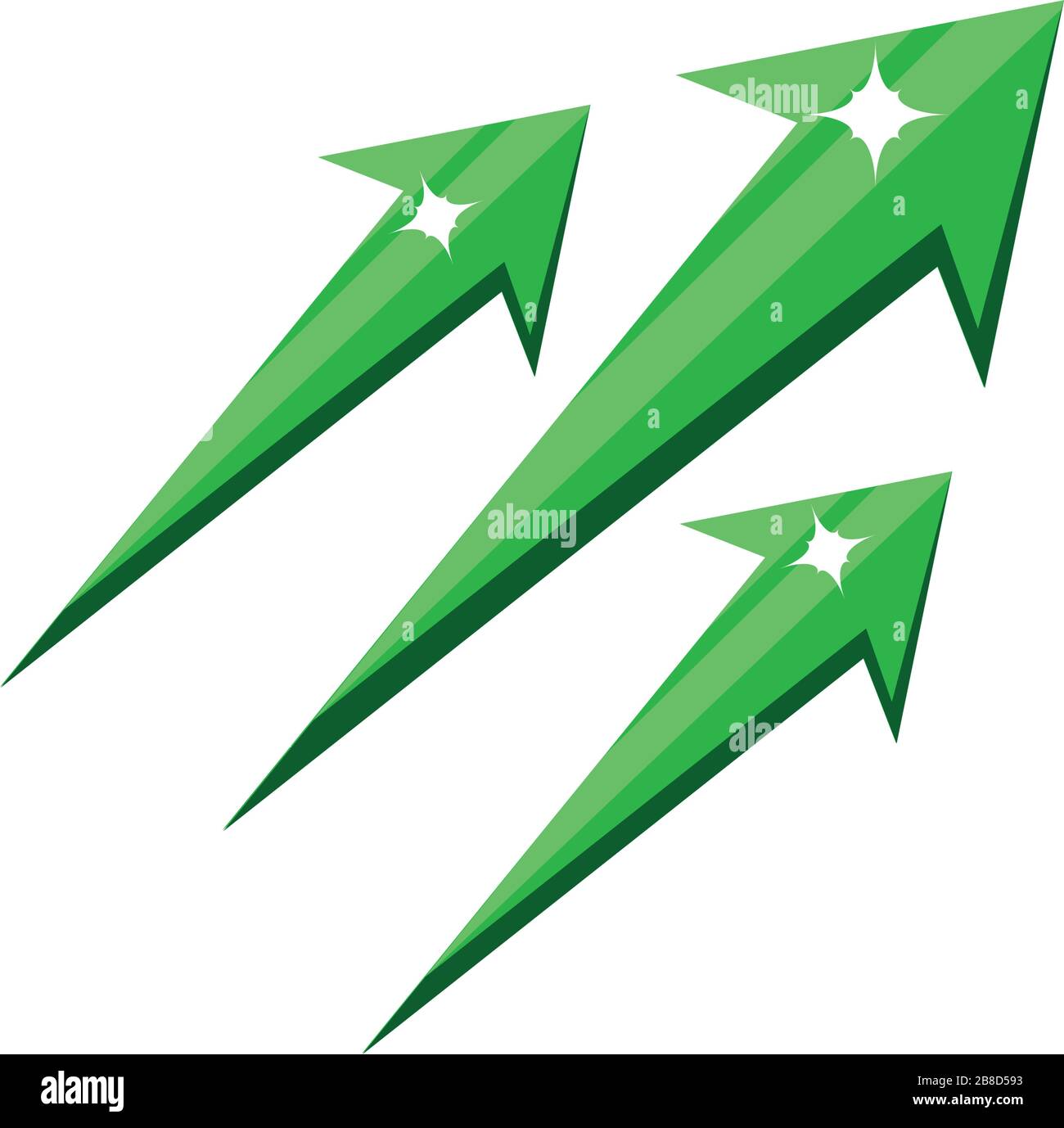 up arrow , oil prices up vector illustration design Stock Vector Image ...