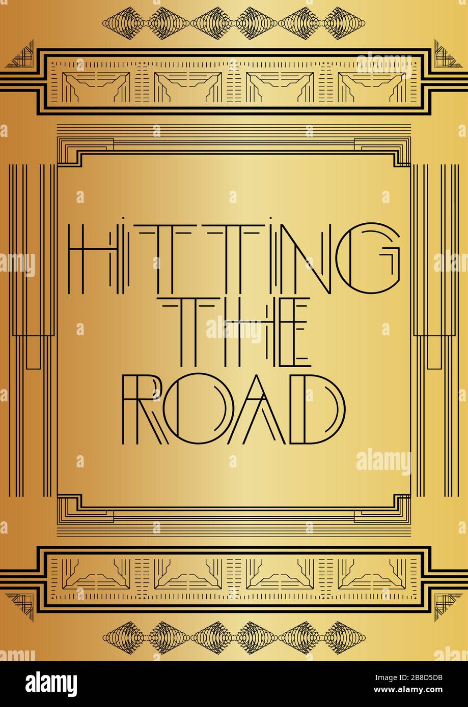 Road sign 1920s Stock Vector Images - Alamy