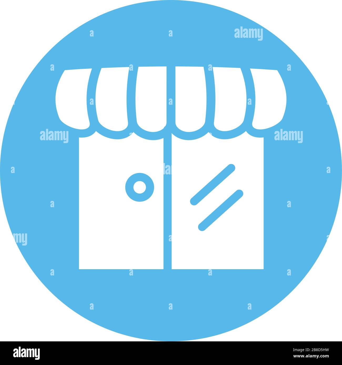 store building facade block style icon Stock Vector Image & Art - Alamy