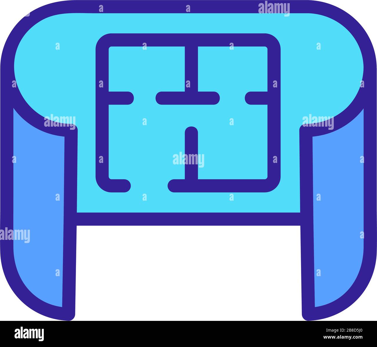 construction repair of building icon vector outline illustration Stock ...