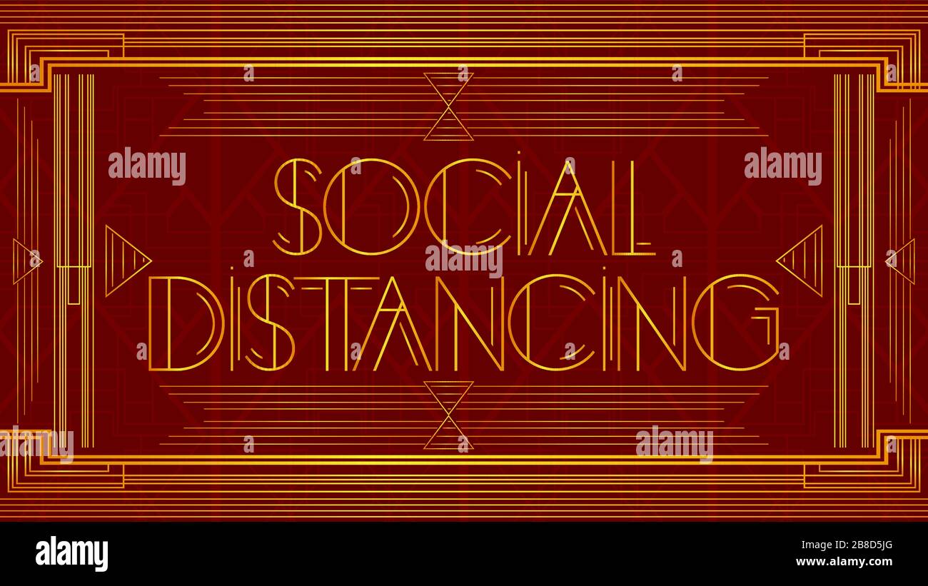 Social distancing card Stock Vector Images - Alamy