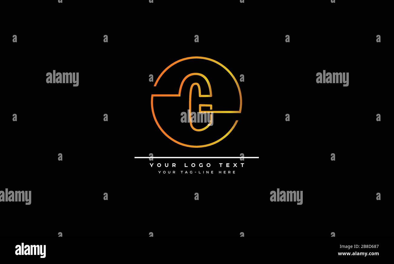 G,GG Letter Logo Design with Creative Modern Trendy Typography Stock ...