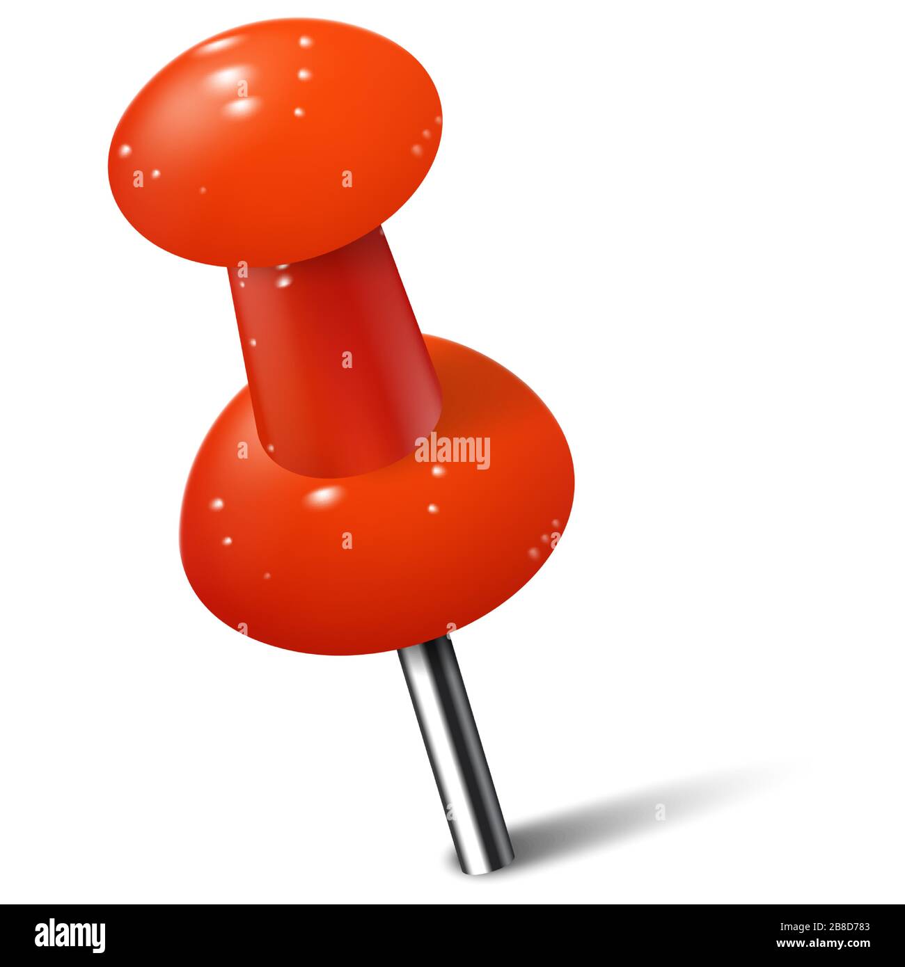 Red pin in map Cut Out Stock Images & Pictures - Alamy