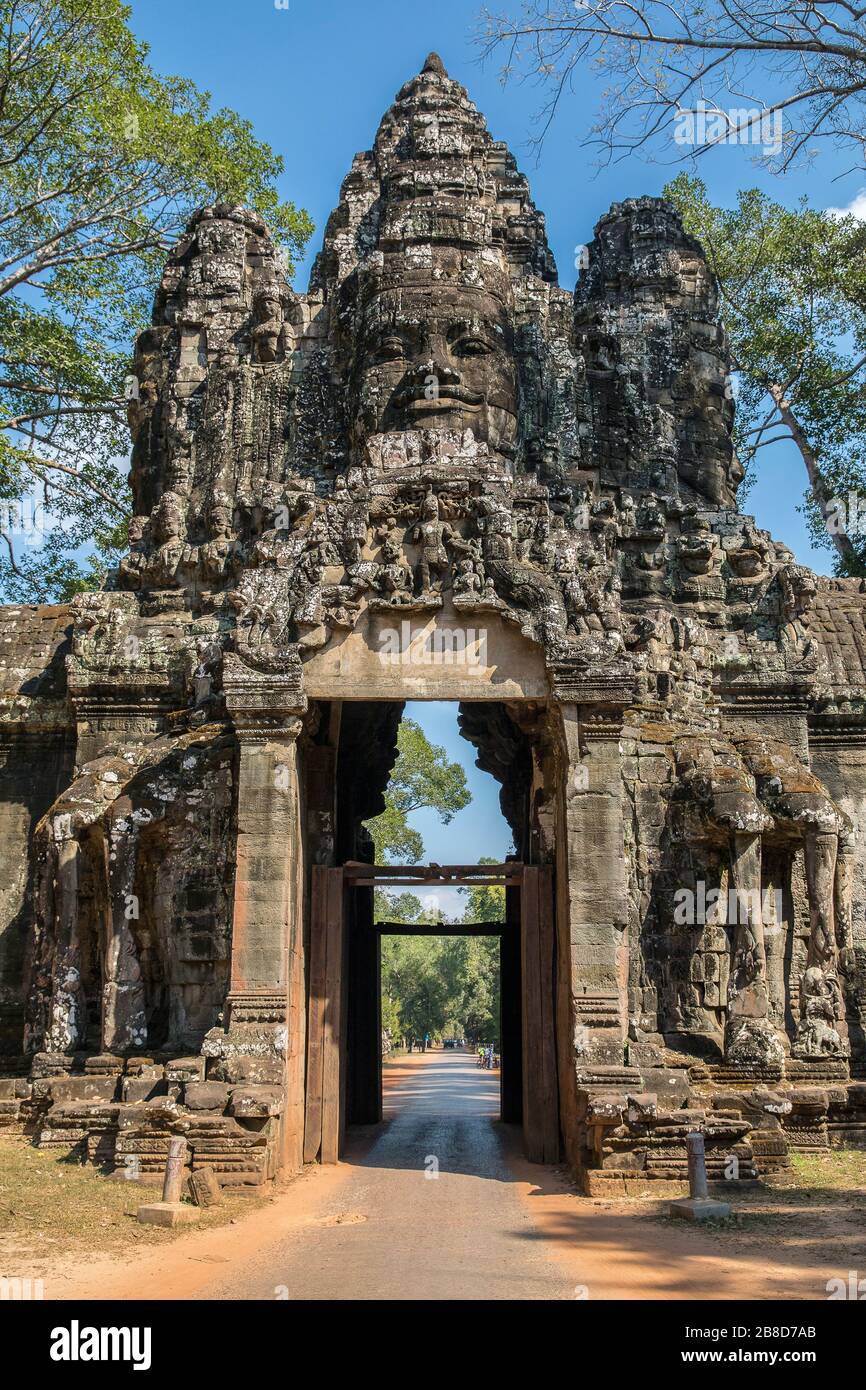 Ancient Khmer architecture ,Ta Prohm temple ruins hidden in jungle in ...