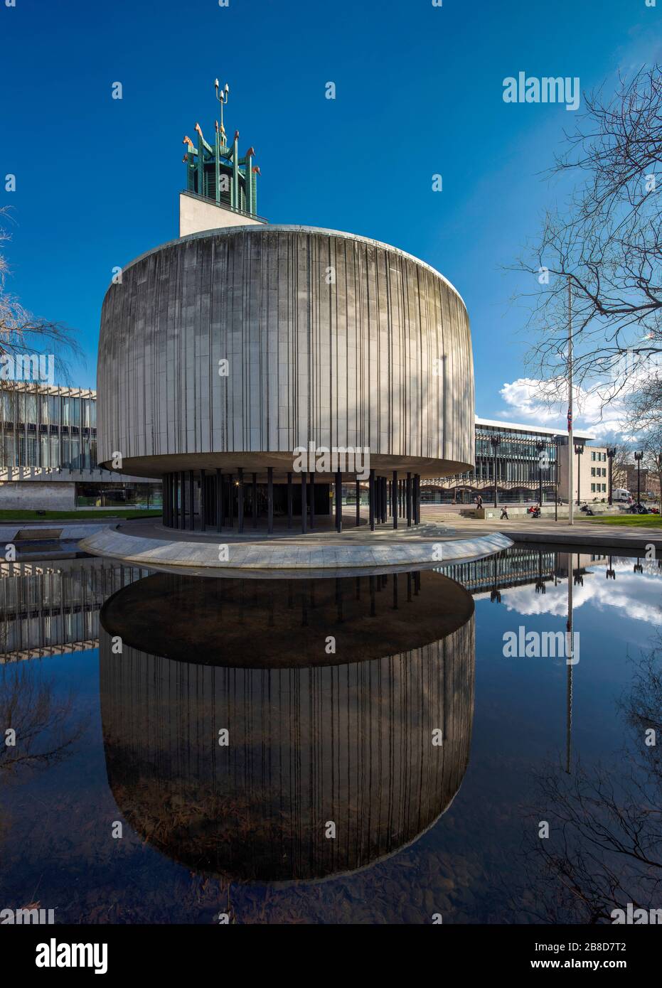 External view of The Civic Centre, Newcastle upon Tyne, Tyne and Wear ...