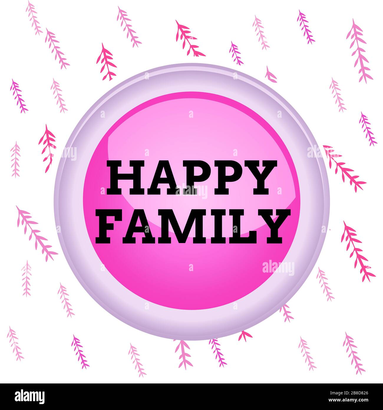 Handwriting text writing Happy Family. Conceptual photo family members ...