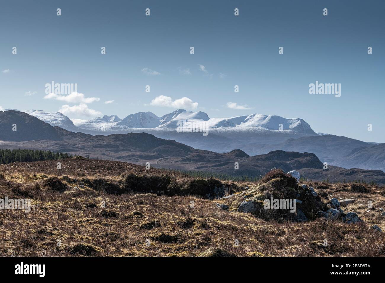 Fionn Loch, Scotland Stock Photo - Alamy