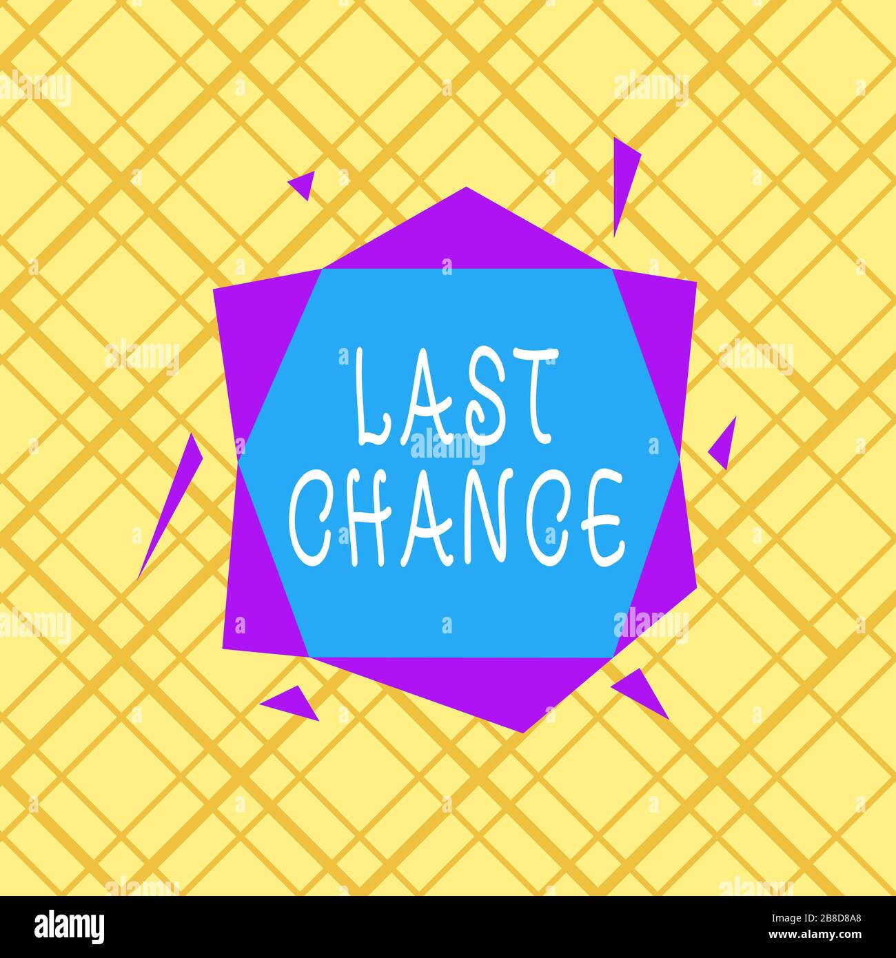 Writing note showing Last Chance. Business concept for final ...